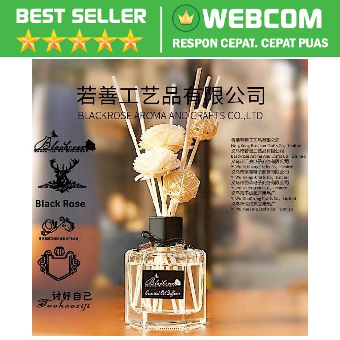 Jual Parfum Ruangan Black Rose Parfum Ruangan Aroma Diffuser Isi 50ml ...