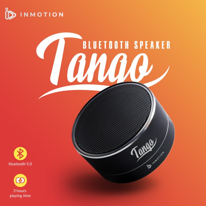 Jual INMOTION Tango Bluetooth Speaker - POWERFUL BASS, TF, LED Light ...