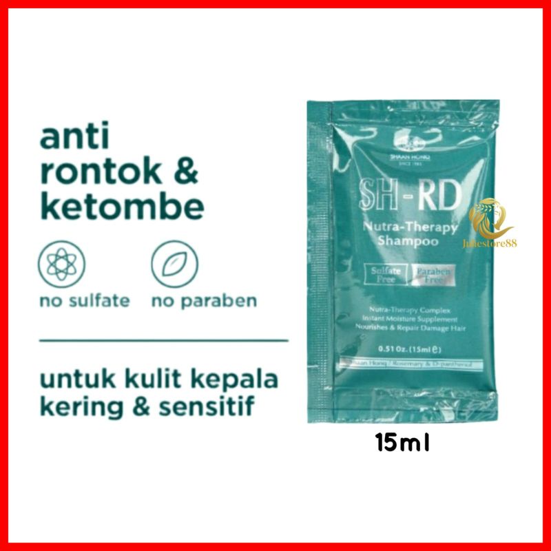 Jual (Sachet) SH-RD SHRD Nutra Therapy Shampoo Anti Rontok dan Ketombe | Shopee Indonesia