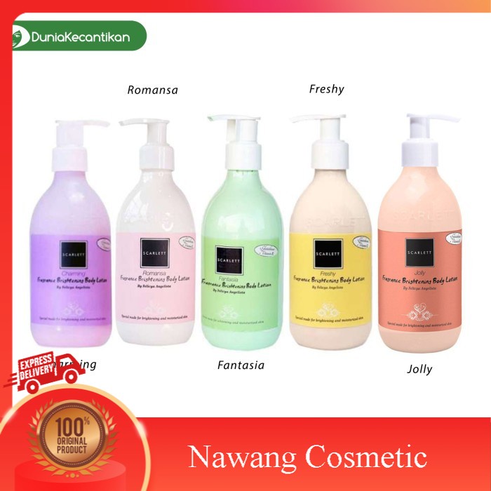 Jual Scarlett Whitening Body Lotion Pemutih Badan Hand Body Scarlet Charming Shopee Indonesia