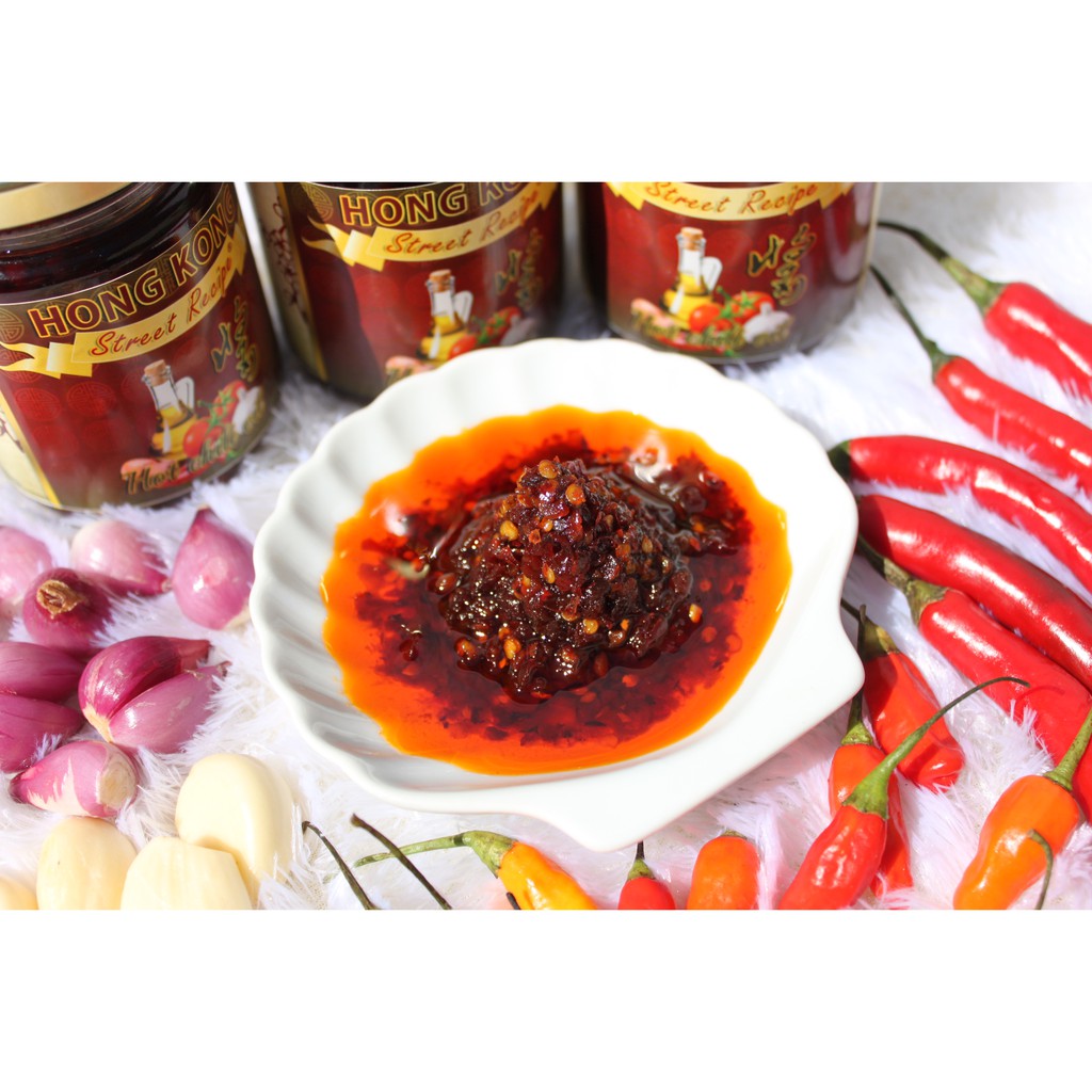 Jual 05 premium hot chili oil sambal cabe saos saus pedas dimsum chili ...