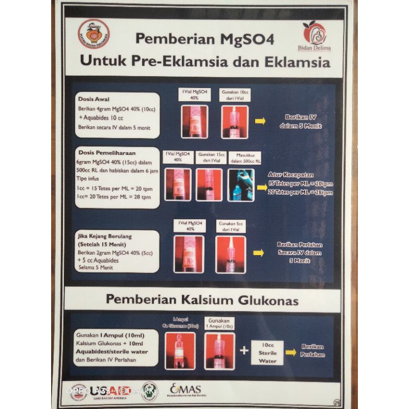 Jual (29) POSTER PEMBERIAN MGS04 UNTUK PRE - EKLAMSIA DAN EKLAMSIA ...