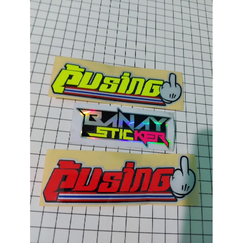 Jual STICKER PUSING CUTTING | Shopee Indonesia