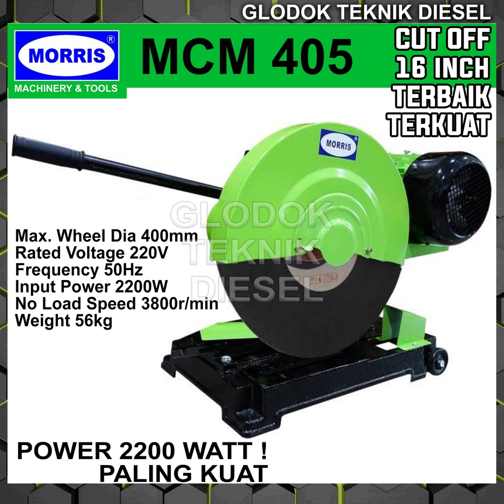 Jual Mesin Cutting Wheel Cut Off Machine 16" Inch 400 mm POTONG BESI ...