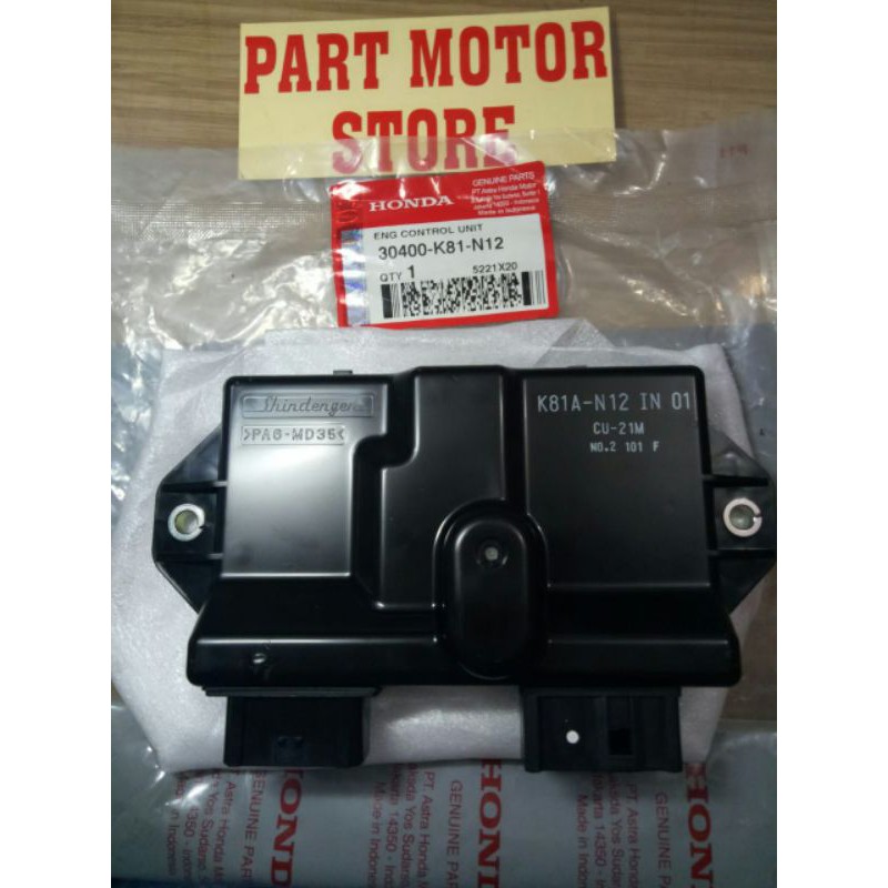 Jual CDI ECU ECM BEAT FI ESP 2016 - 2019 ISS ASLI ORIGINAL HONDA 30400 ...