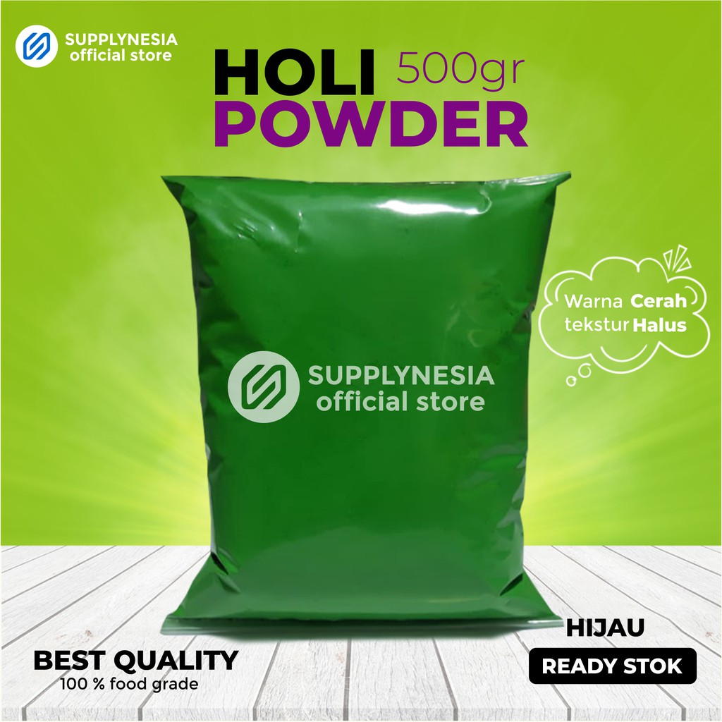 Jual Holi Powder [ 500gr ] tepung warna serbuk warna color run bubuk ...