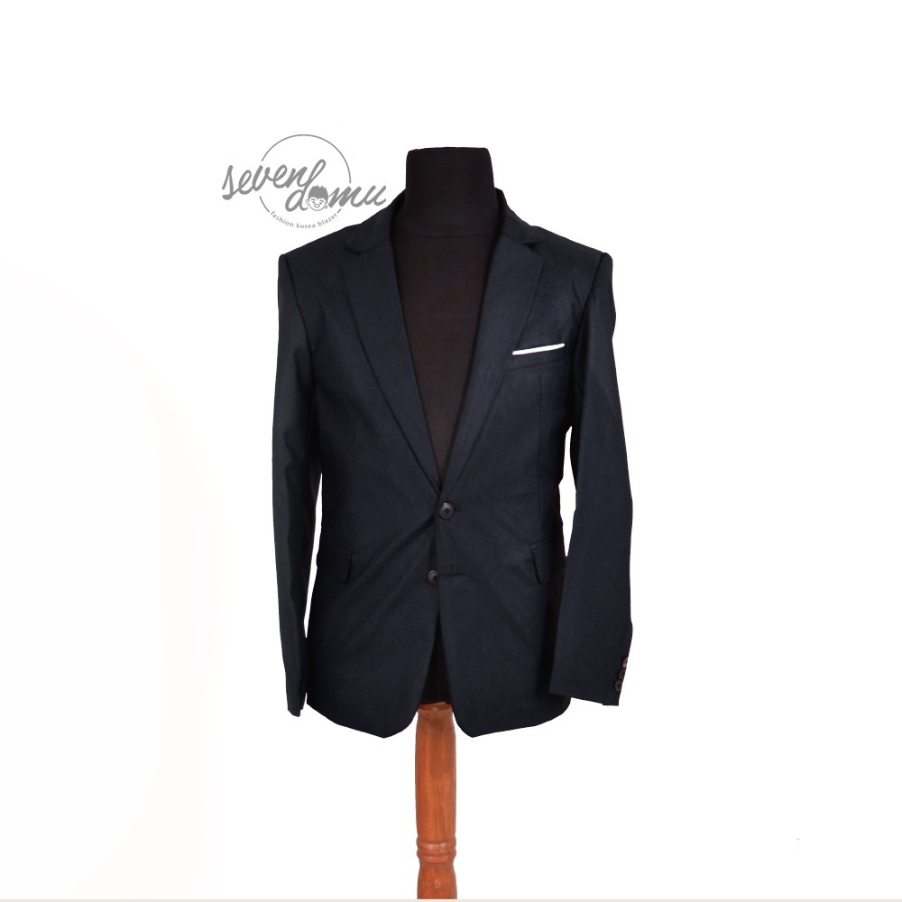 Jual Jas Pria Formal Navy Glow Premium CU-06 | Premium | Shopee Indonesia