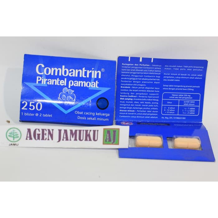 Jual COMBANTRIN TABLET 250 MG OBAT CACING TABLET | Shopee Indonesia