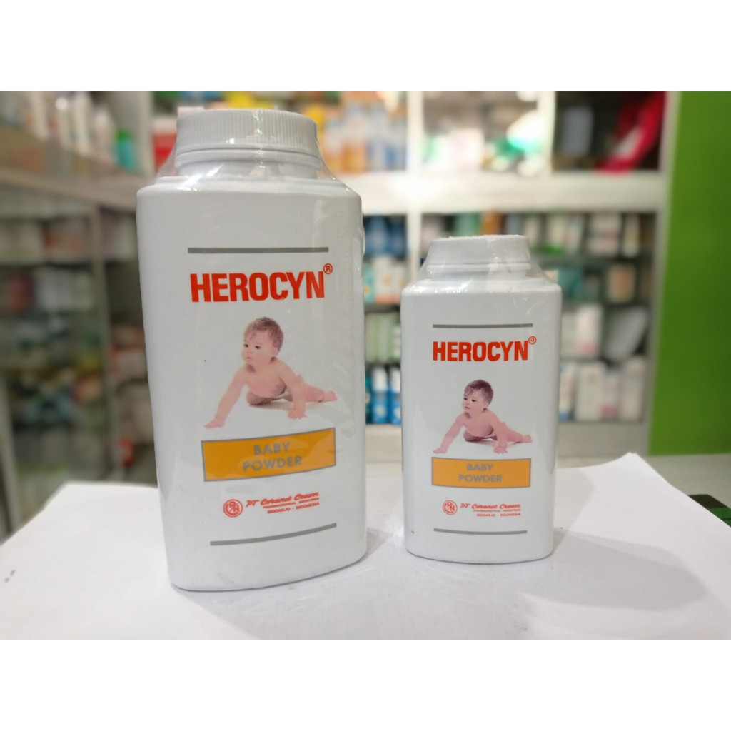Jual Herocyn Baby Powder 200 g -100 g | Shopee Indonesia