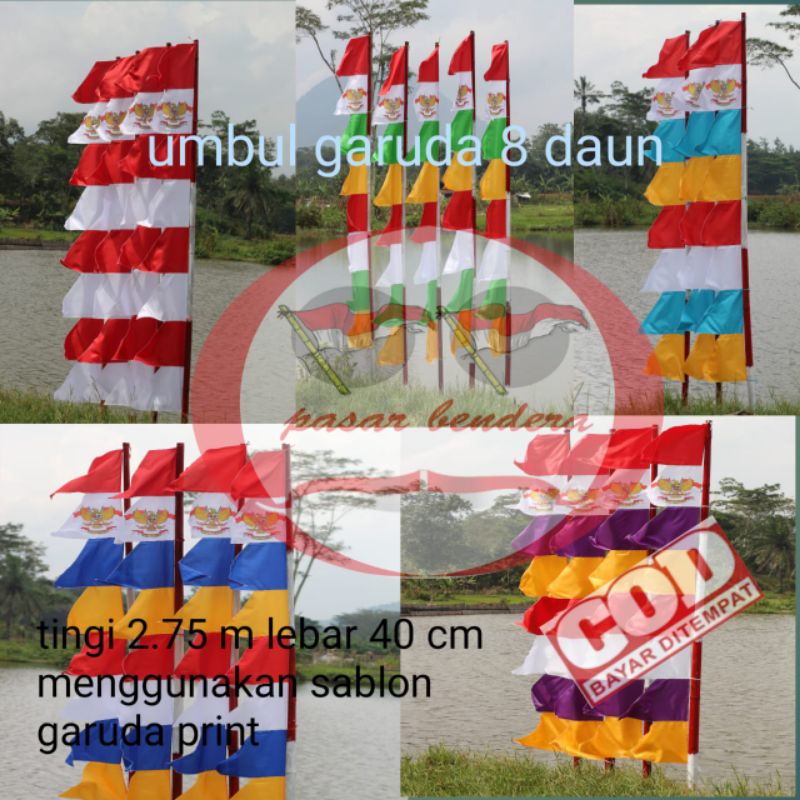Jual umbul umbul garuda 8 mata (1pcs) | Shopee Indonesia