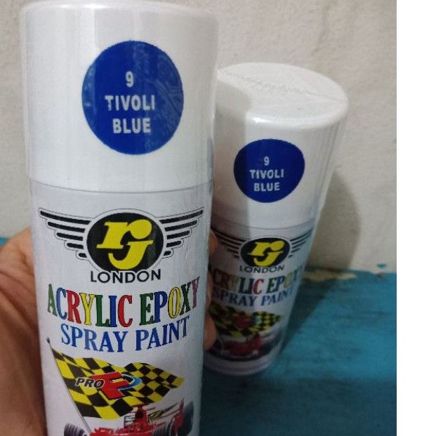 Jual Pilok Pilox Cat RJ Tivoli Blue 9 Biru Tua Biru Tivoli Cat Semprot RJ 150cc | Shopee Indonesia