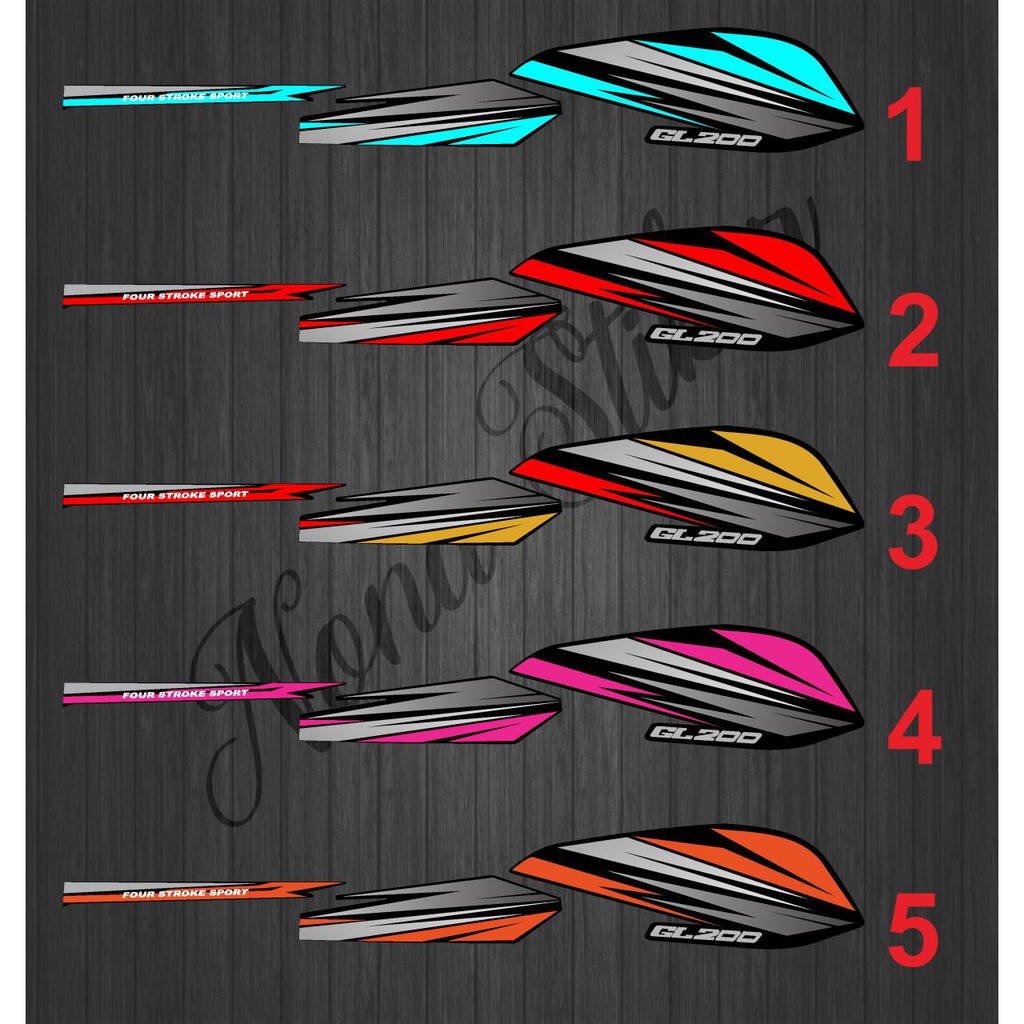 Jual STIKER STRIPING DECAL GL PRO | Shopee Indonesia