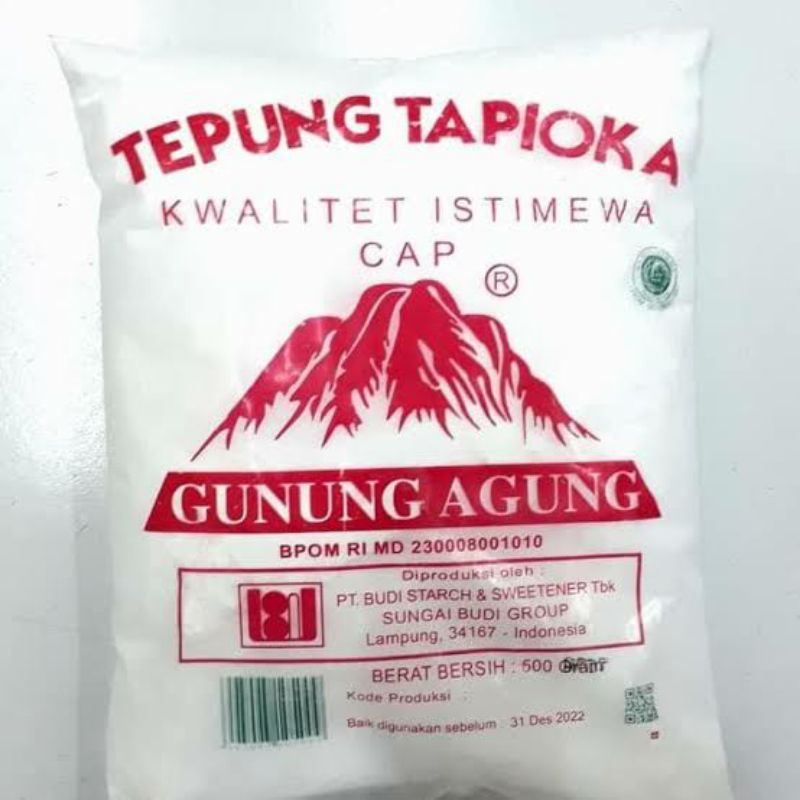 Jual Tepung Tapioka Cap Gunung Agung 500gr | Shopee Indonesia