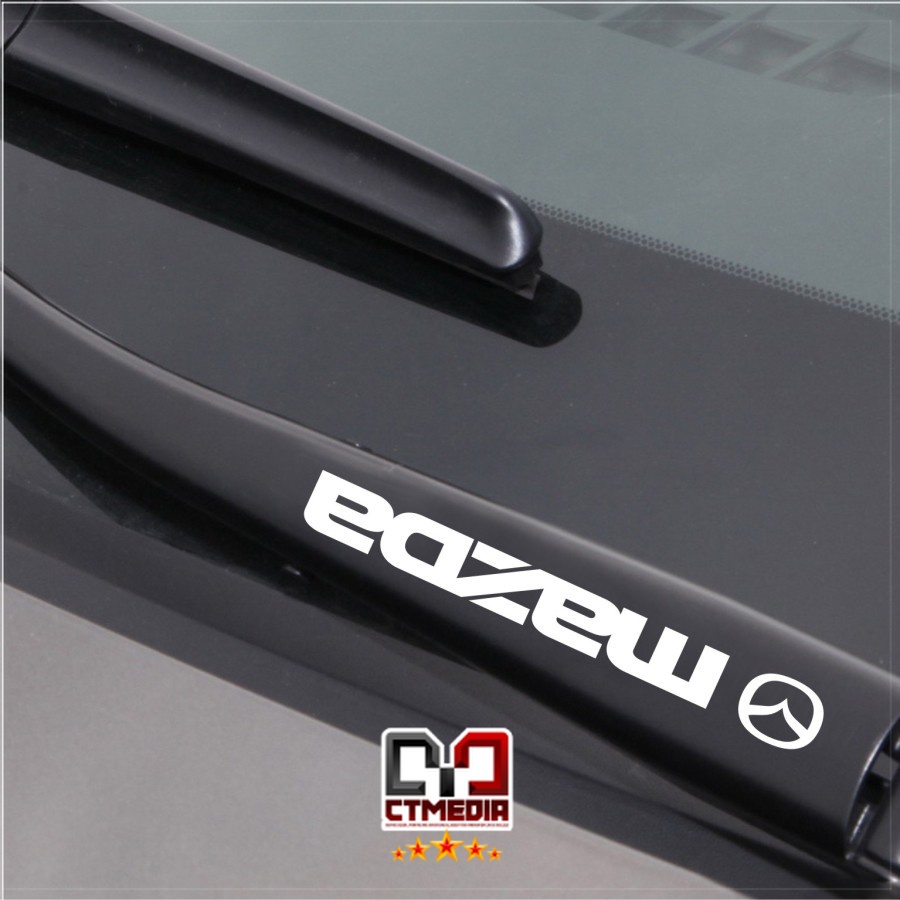 Jual Stiker Wiper Mobil Mazda - Car Decal Sticker BERKUALITAS | Shopee ...