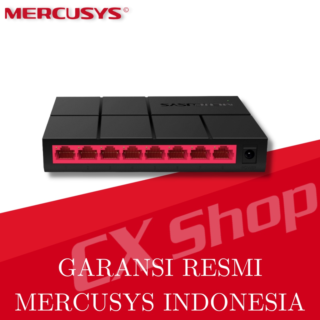 Jual Mercusys MS108G Desktop Switch 8-Port 10/100/1000Mbps HUB Switch | Shopee Indonesia