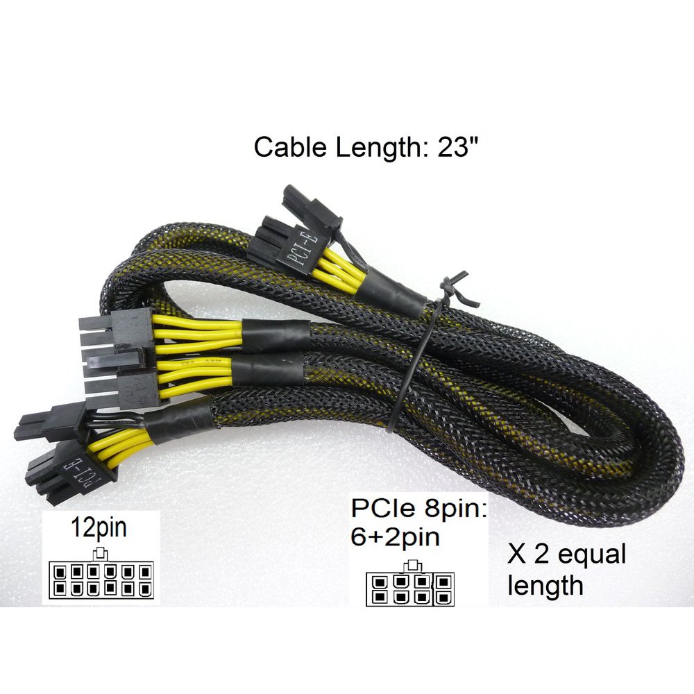 Jual Kabel Modular - PCI Express 2 Cabang buat PSU Seasonic X-Series ...