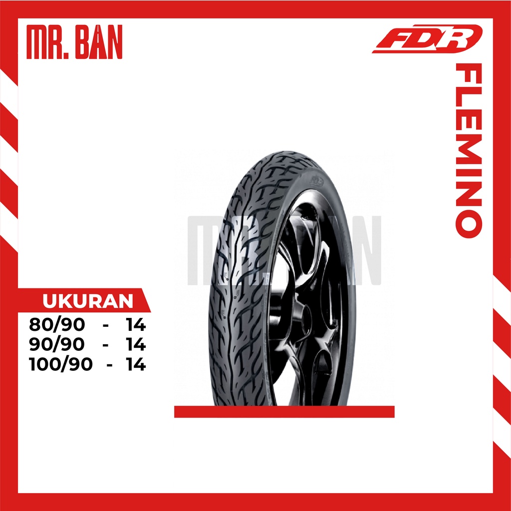 Jual BAN MOTOR MATIC TUBLES RING 14 FDR FLEMINO 80/90 90/90 100/90 ...