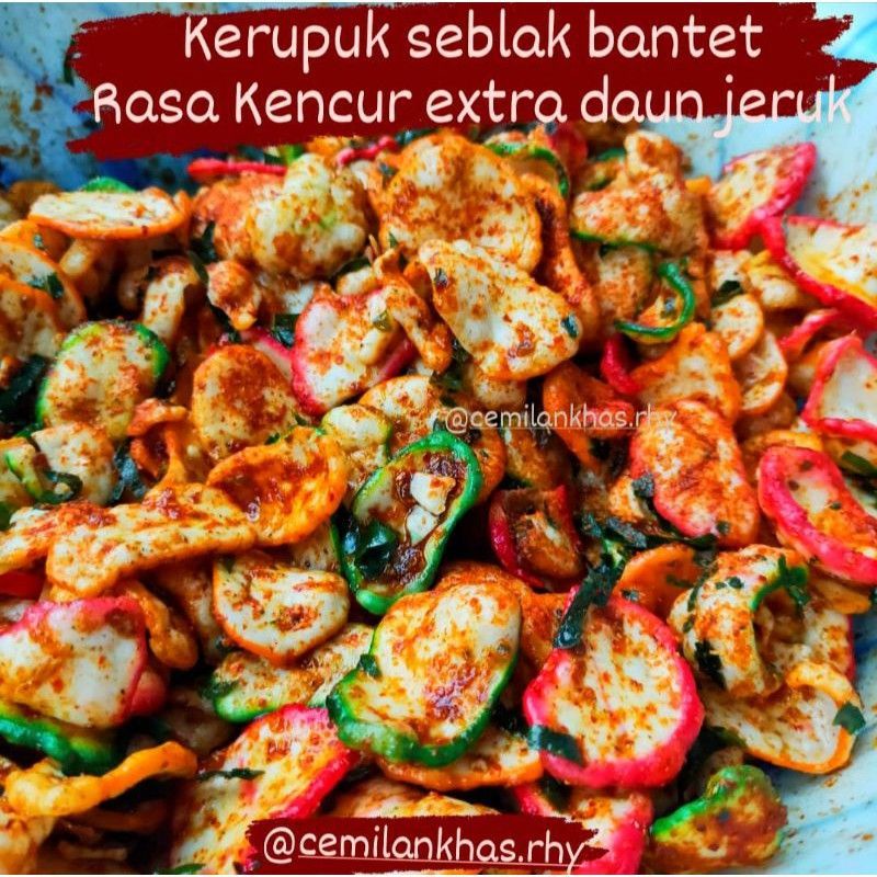 Jual KERUPUK SEBLAK BANTAT KENCUR EXTRA DAUN JERUK 500 GRAM | Shopee ...
