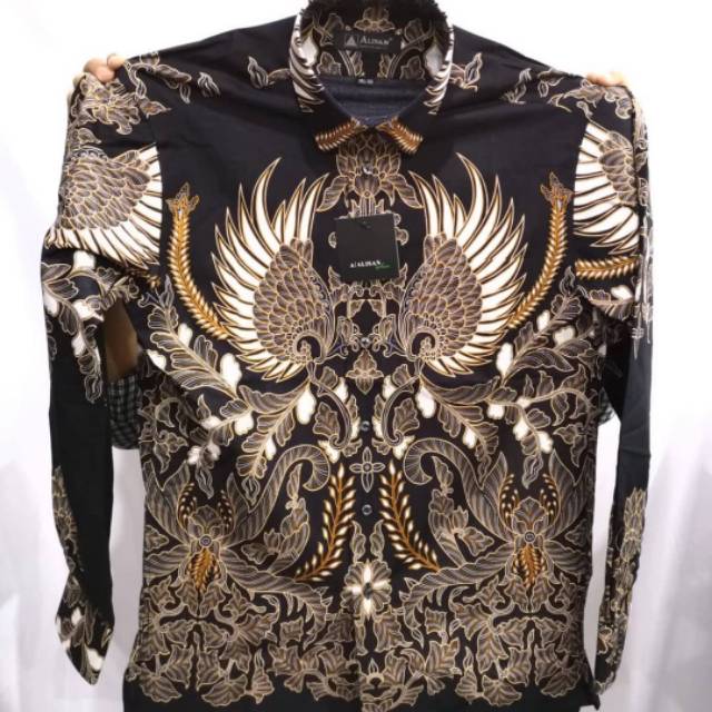Jual Alisan Batik Motif Sayap Garuda Lengan Panjang | Shopee Indonesia