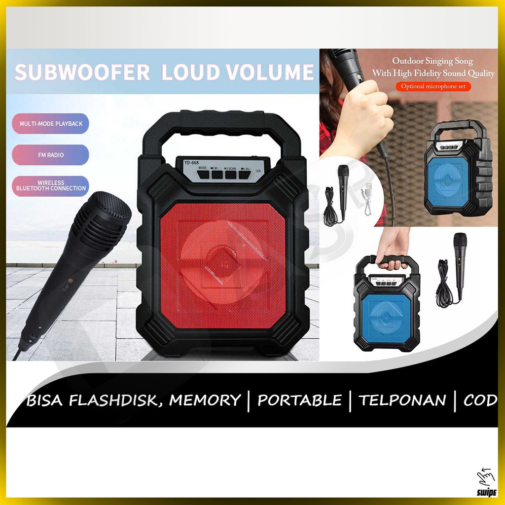 Jual Speaker Karaoke Bluetooth V2 Speker Spiker Sound System Musik ...