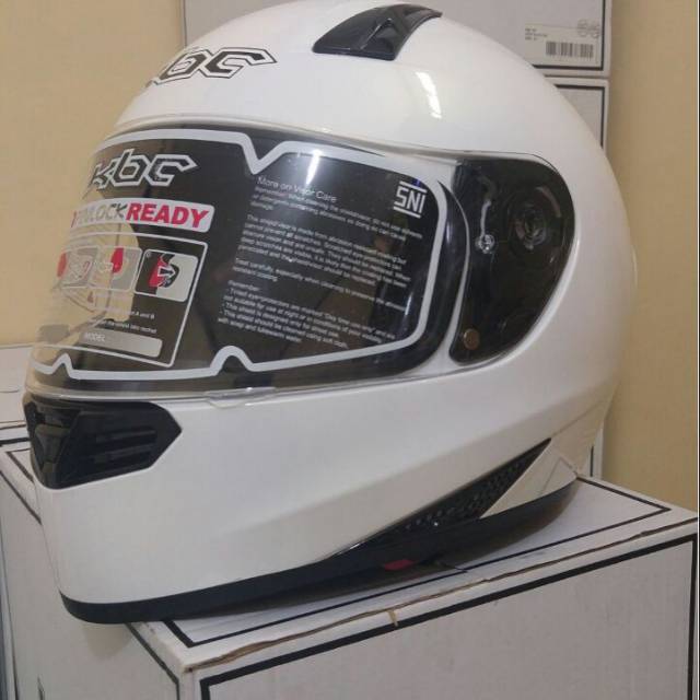 Jual Helm KBC full face white ORIHINAL 100% | Shopee Indonesia