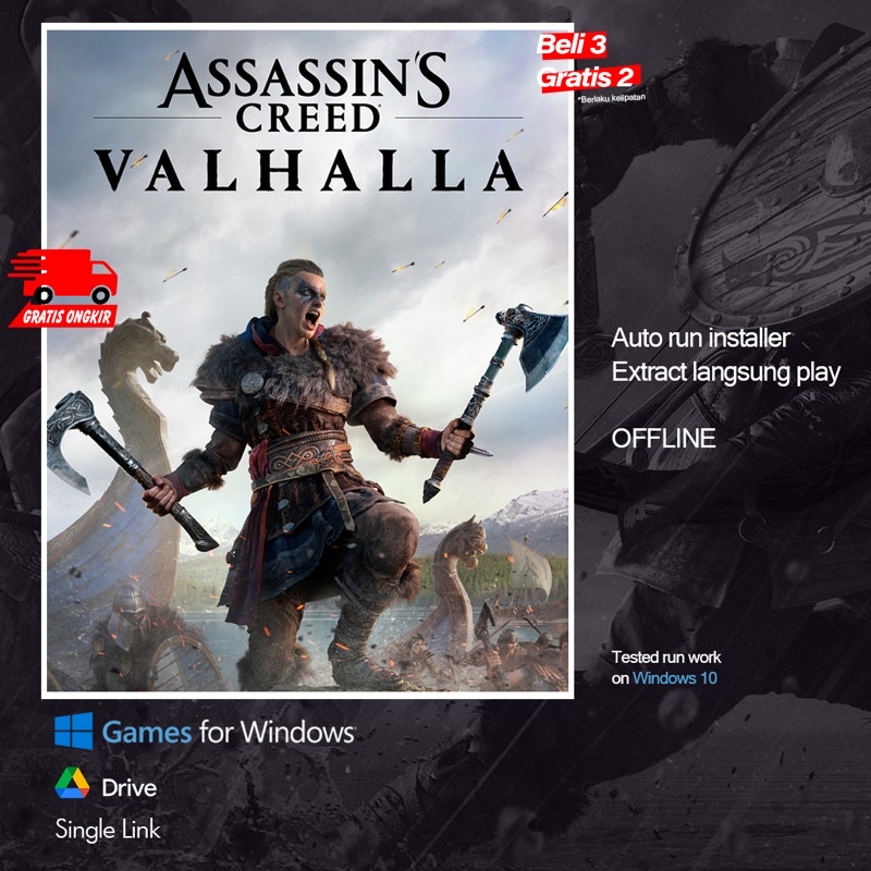 Jual Assassin Creed Valhalla - Game PC Action Adventure RPG - Download ...