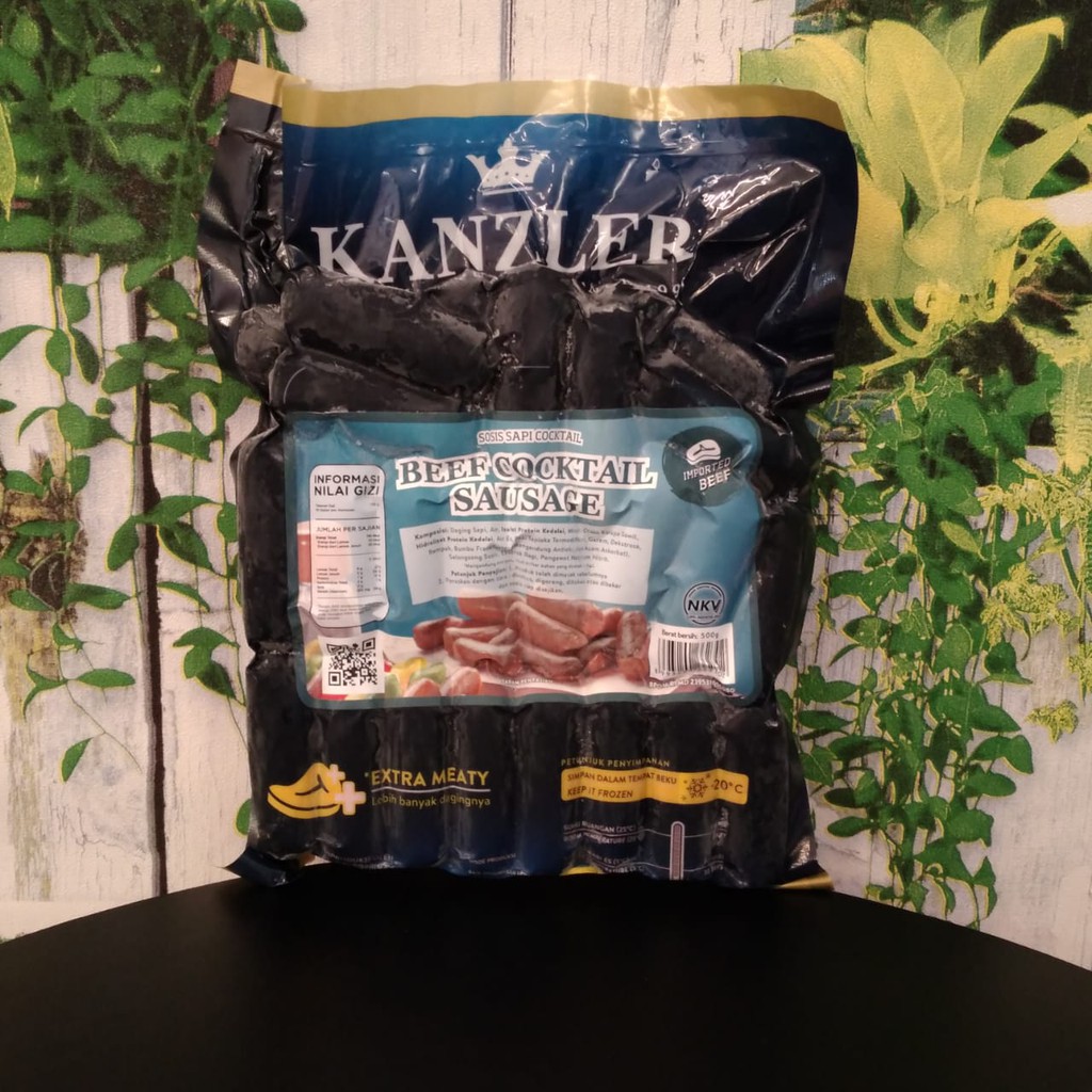 Jual Beef Cocktail Sausage Sosis Sapi Cocktail - Kanzler | Shopee Indonesia