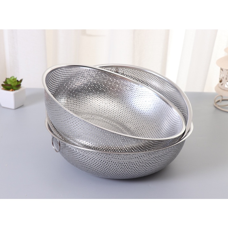 Jual Baskom Sayur Belubang Kecil Multifungsi Keranjang Saringan Cuci ...