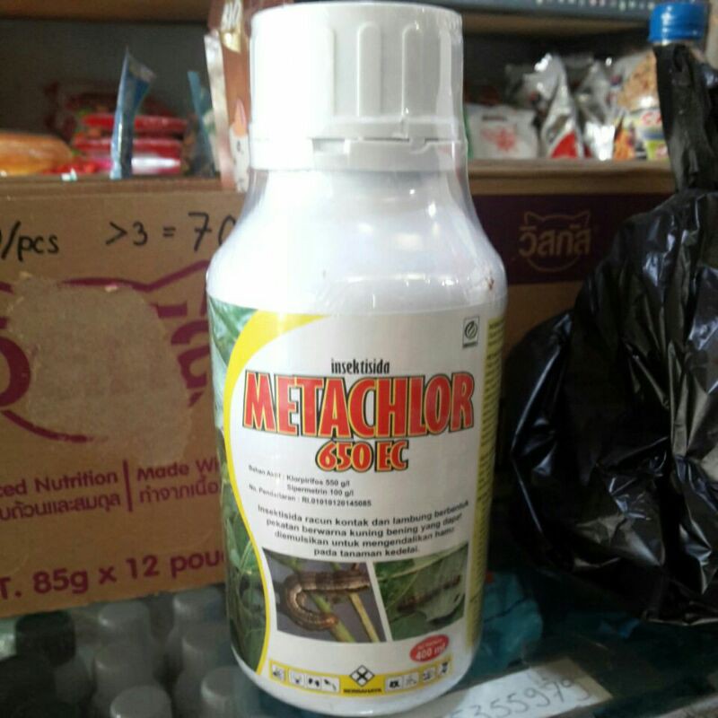 Jual Insektisida Metachlor 650 EC 400 ml Ulat Walang | Shopee Indonesia