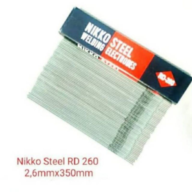 Jual KAWAT LAS NIKKO RD 260 2.6MM (1KG) | Shopee Indonesia