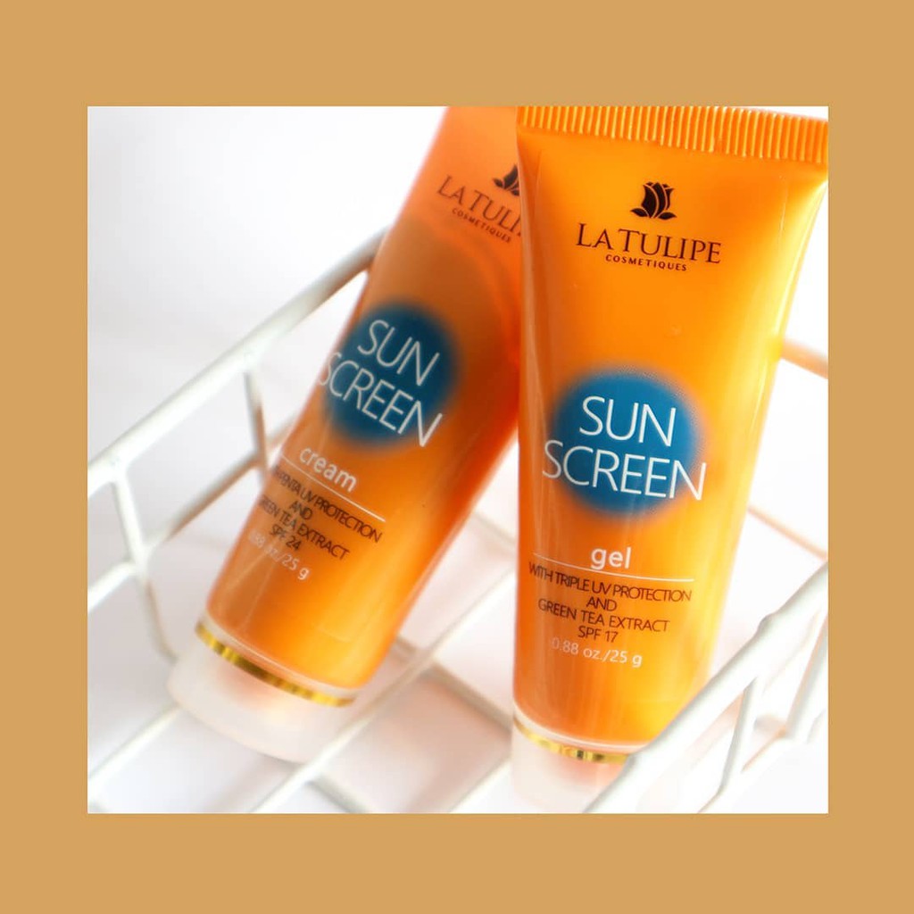Jual LA TULIPE Sun Screen / Sunscreen 25g | Shopee Indonesia