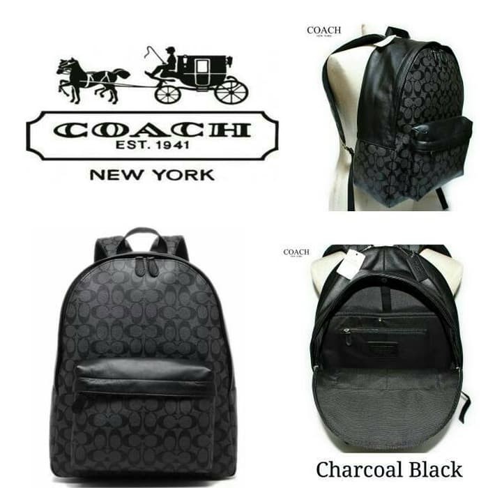 Jual TAS RANSEL WANITA COACH CHARLES LARGE SIGNATURE ORIGINAL | Shopee ...