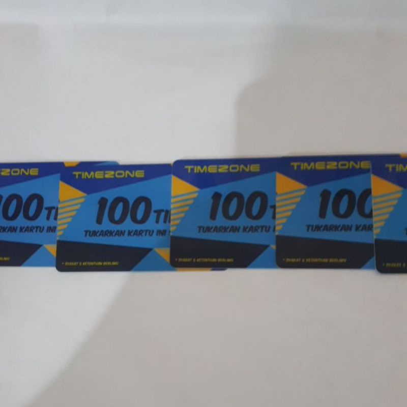 Jual Kartu Tiket Timezone 1000 Tiket | Shopee Indonesia