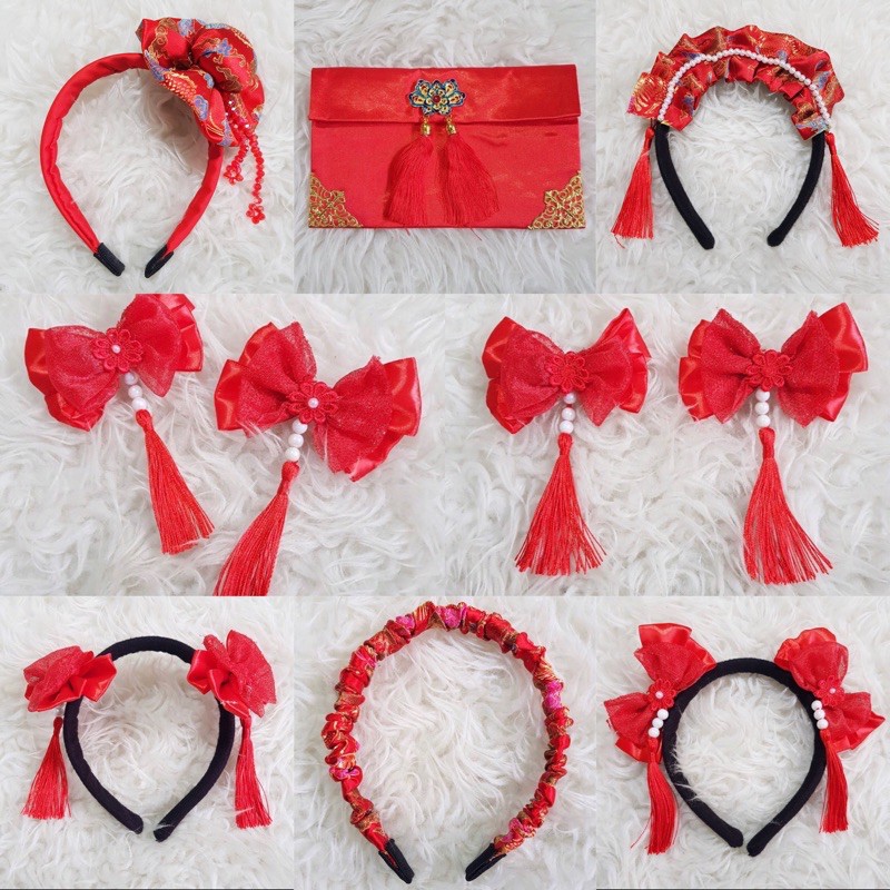 Jual Bando Imlek Shanghai Gong Xi Kristal Merah Lampion Cina Sincia ...