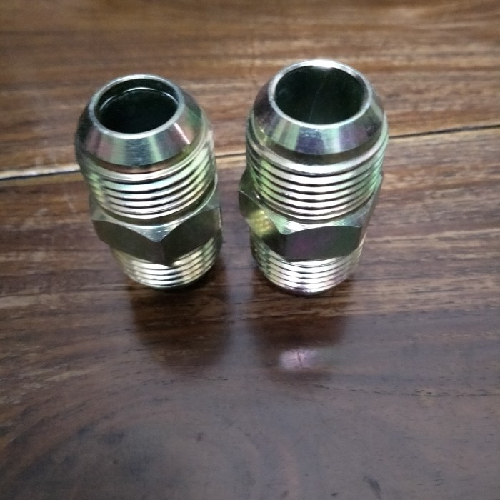 Jual Double Nepel Besi GALVANIS 3/4"MB X 3/4"MJ #3000 3/4" JIC X 3/4 NPT. | Shopee Indonesia
