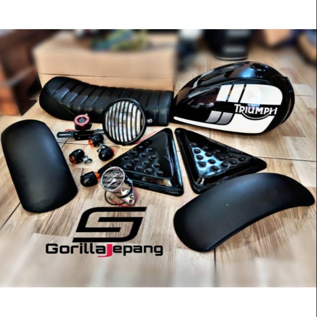 Jual Paket body japstyle tangki jok dan lampu grill | Shopee Indonesia