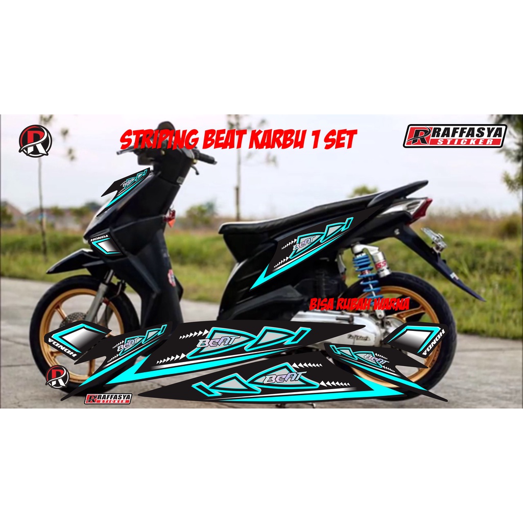 Jual STRIPING VARIASI HONDA LIS BEAT KARBU SIMPLE STIKER | Shopee Indonesia