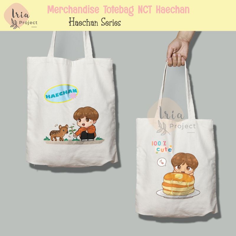 Jual Merchandise / Souvenir Fankit Totebag / Tas Kanvas NCT Haechan ...