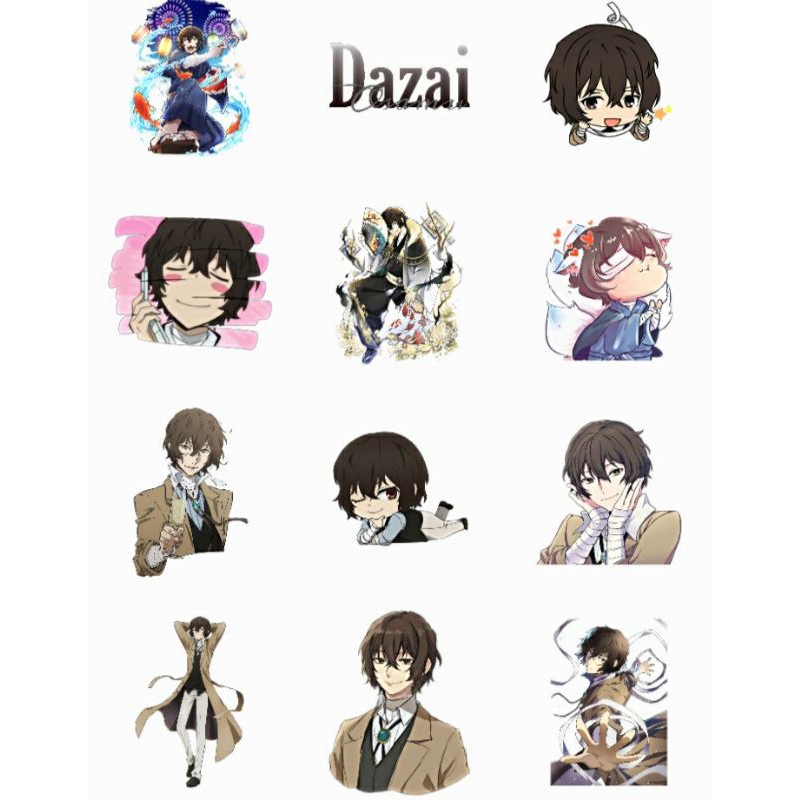 Jual STIKER DAZAI OSAMU 35 PCS | Shopee Indonesia