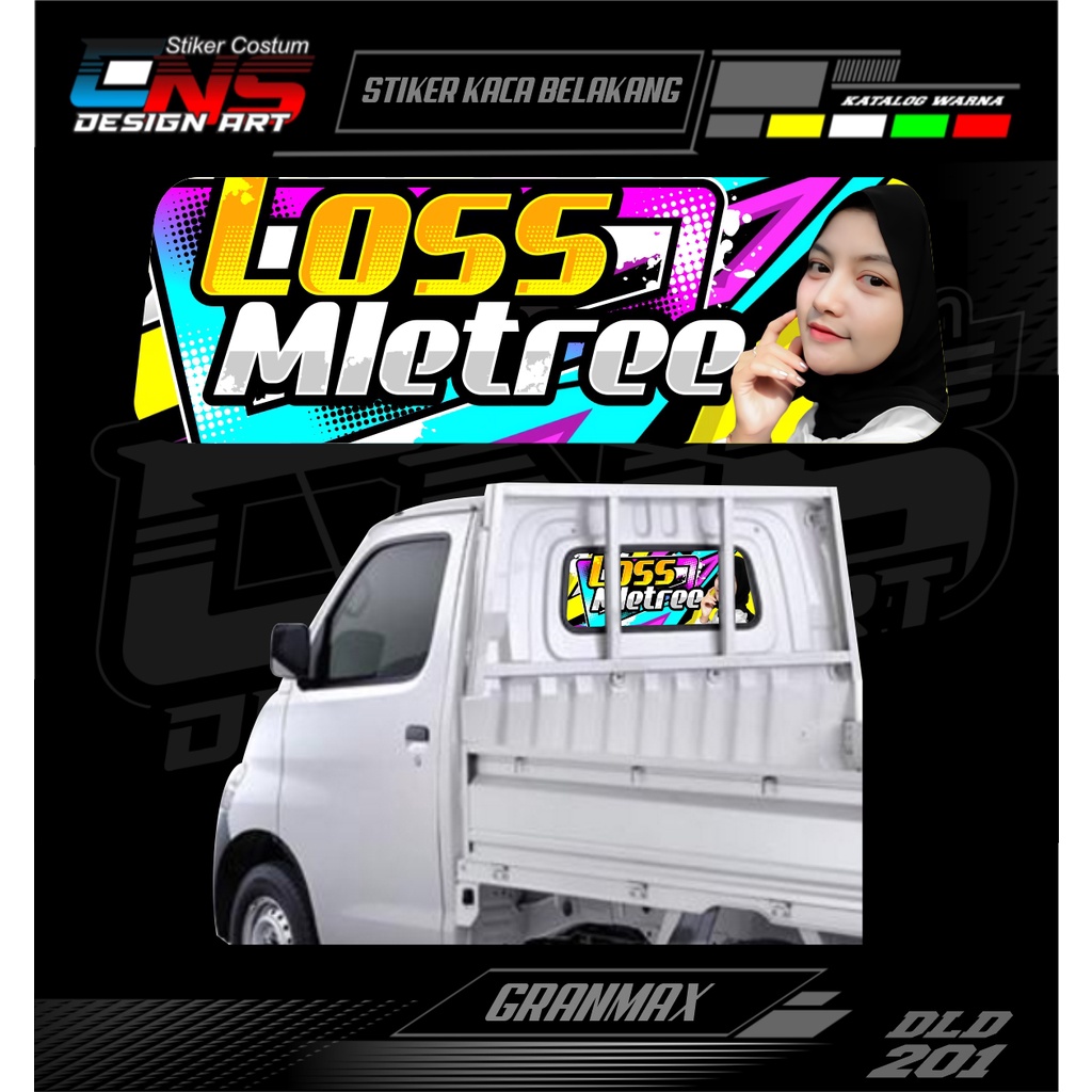 Jual Stiker Kaca Belakang One Way GRANMAX Pick Up Sticker Cewek Keren ...