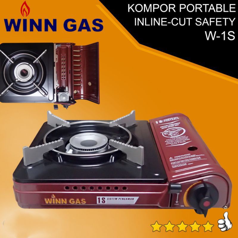 Jual Winn Gas , W 1S - 2S , Win gas , Kompor , Gas , Portable Stainless ...