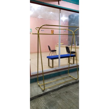 Jual hanger kupu kupu tgi 170 panjang 120cmt gold gantungan baju ...