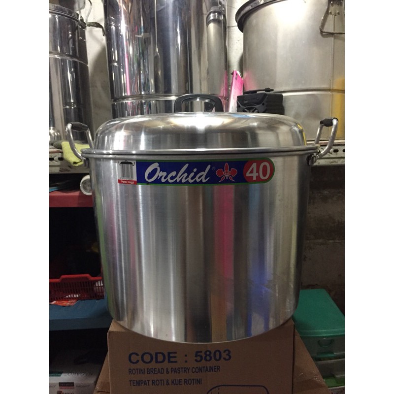 Jual Panci Tinggi No 38,40,45,50 ORCHID / PANCI MASAK AIR ALUMINIUM ...