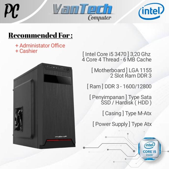 Jual PC Komputer Rakitan Core i5 3470 Admin dan Office | Shopee Indonesia
