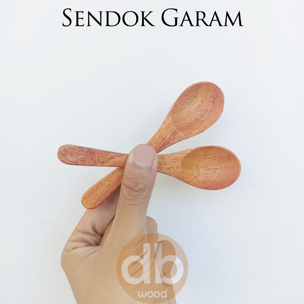 Jual Sendok Garam | Sendok Bumbu Kayu 11 cm | Shopee Indonesia