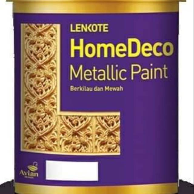 Jual Lenkote Home Deco Metallic Paint ( Produk Avian) | Shopee Indonesia