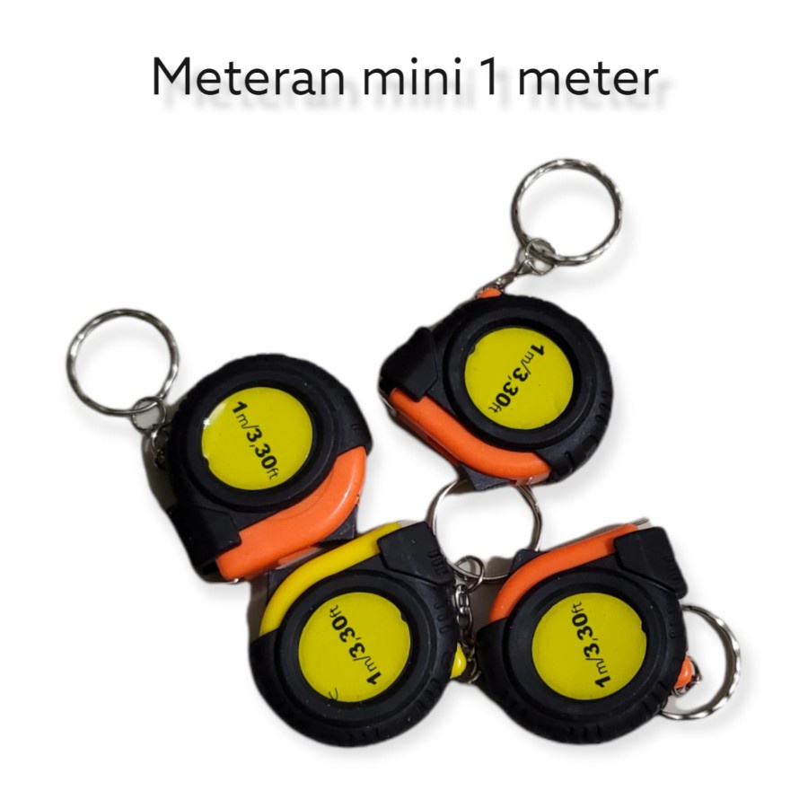 Jual METERAN MINI 1 METER KECIL WARNA ALAT UKUR | Shopee Indonesia