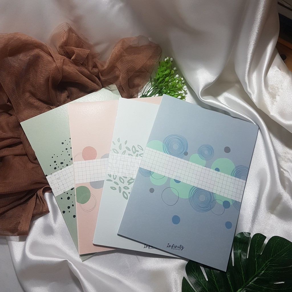 Jual Notepad Besar Infinity Grid Kotak Aesthetic - Memo Catatan Sekolah ...