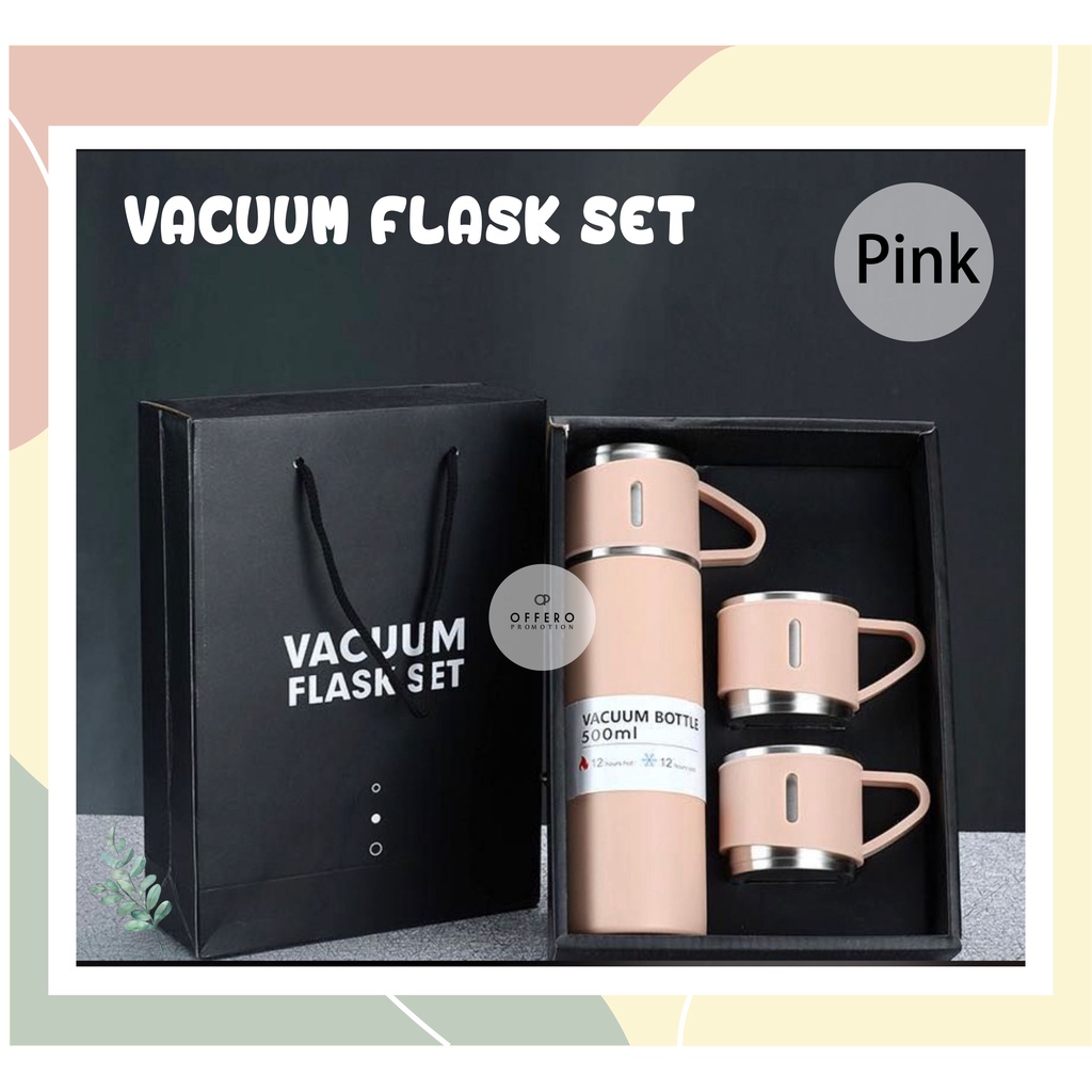 Jual Tumbler Vacum Flask Set - Tumbler Gift Set Lengkap dengan Box ...