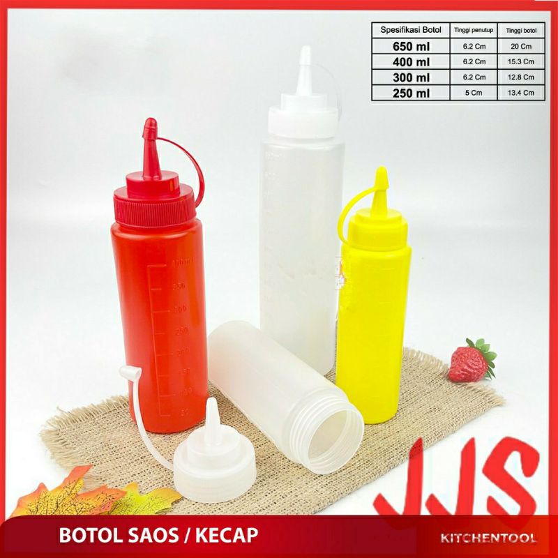 Jual Botol bumbu kecap mayones botol toping plastik | Shopee Indonesia